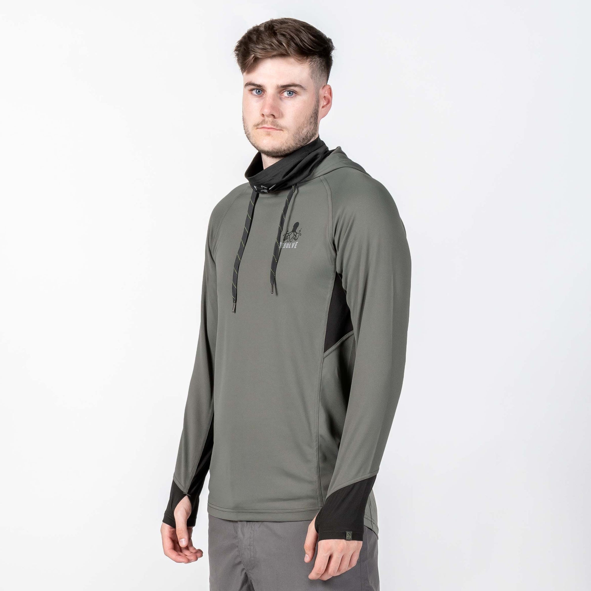 Desolve Fish Face Hoodie Greywacke – Creel Tackle Shop