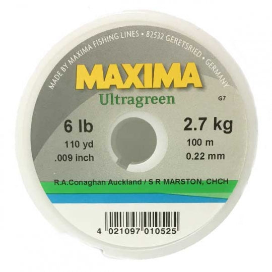 Maxima Ultragreen 100M Spools – Creel Tackle Shop