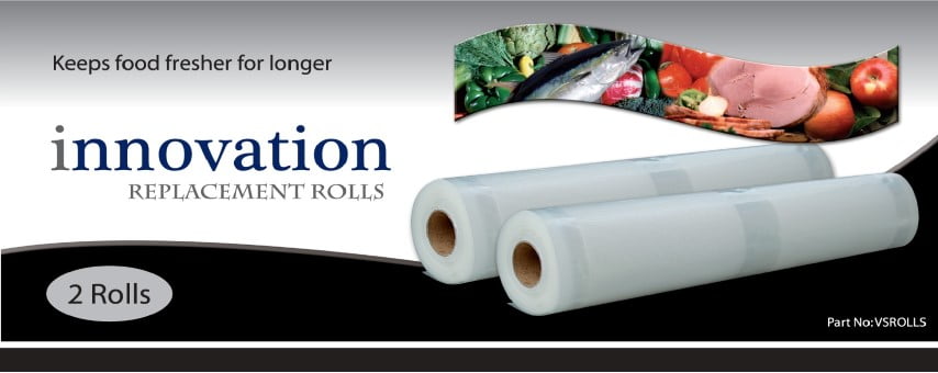 Innovation Vac & Seal Rolls 28cm x 5m (2 pack) – Creel Tackle Shop